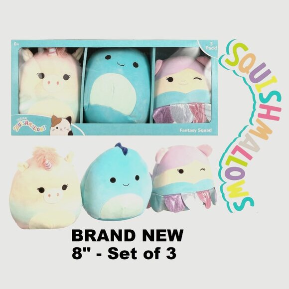 Squishmallows | Toys | New Squishmallows Plush Bundle Fantasy Squad ...